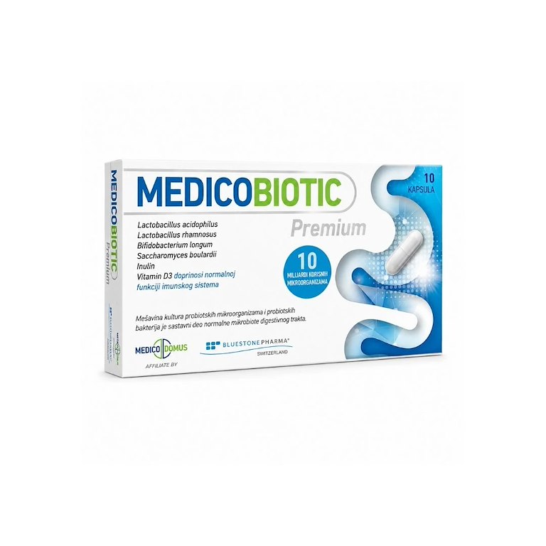 MedicoDomus Medicobiotic Premium 10 Kapsula; Probiotik