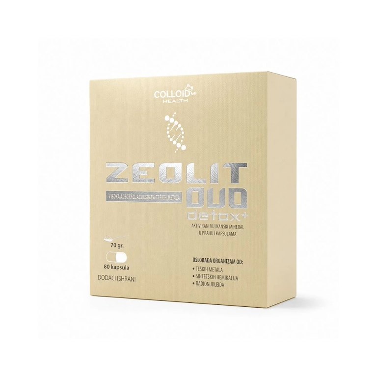 COLLOID ZEOLIT DUO Detox+ 80 Kapsula i 70g Praha