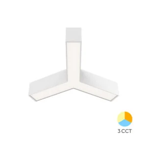 Linearna svetiljka LED 19W 3u1 Y razdelnik beli