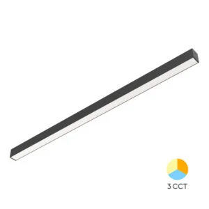 Linearna svetiljka LED 45W 3u1 crna