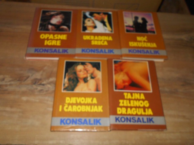 Konsalik,kolekcija od 5 knjiga