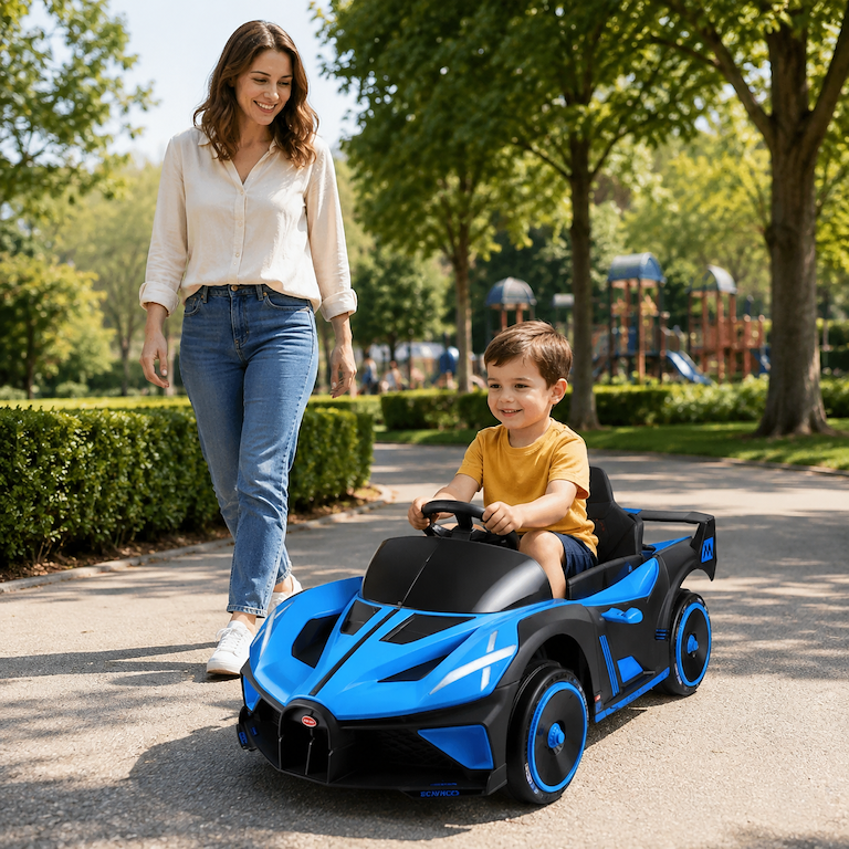 Plavi dečiji auto na akumulator TS-28-4R sa 4×4 pogonom
