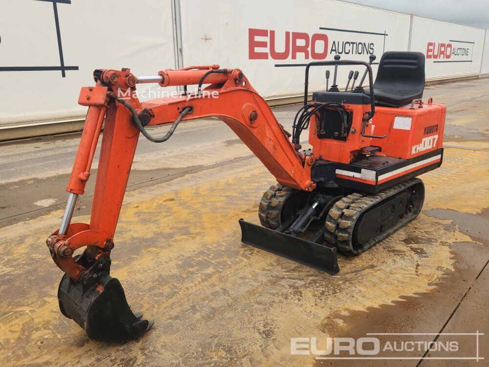 Prodaje se Kubota KH007 mini bager na aukciji