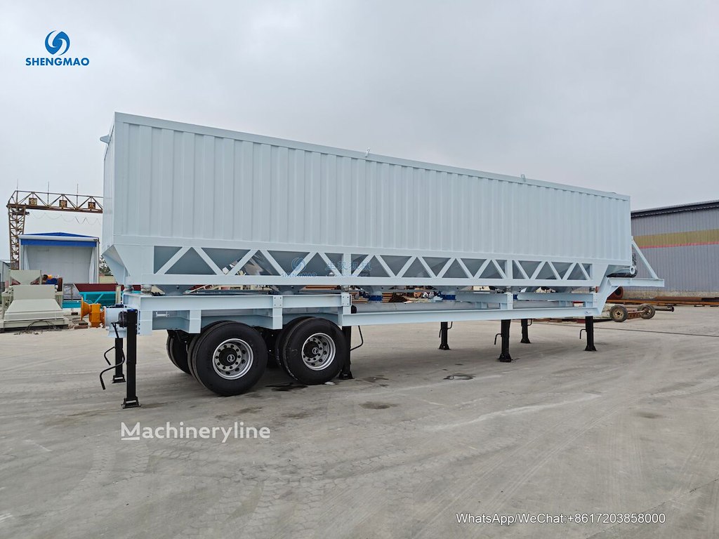 Novi 50T 70T Mobile horizontal cement silo silos za cement