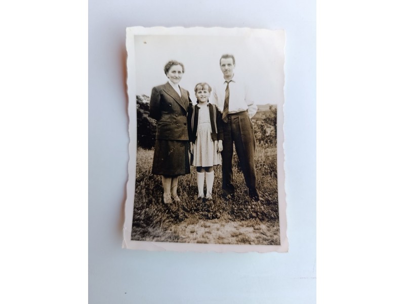 Vintage fotografija porodica