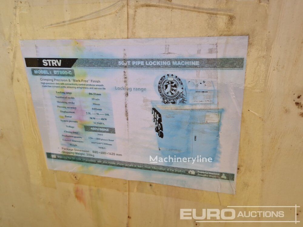 Prodaje se Starvox DT500-C mašinu za savijanje armature na aukciji