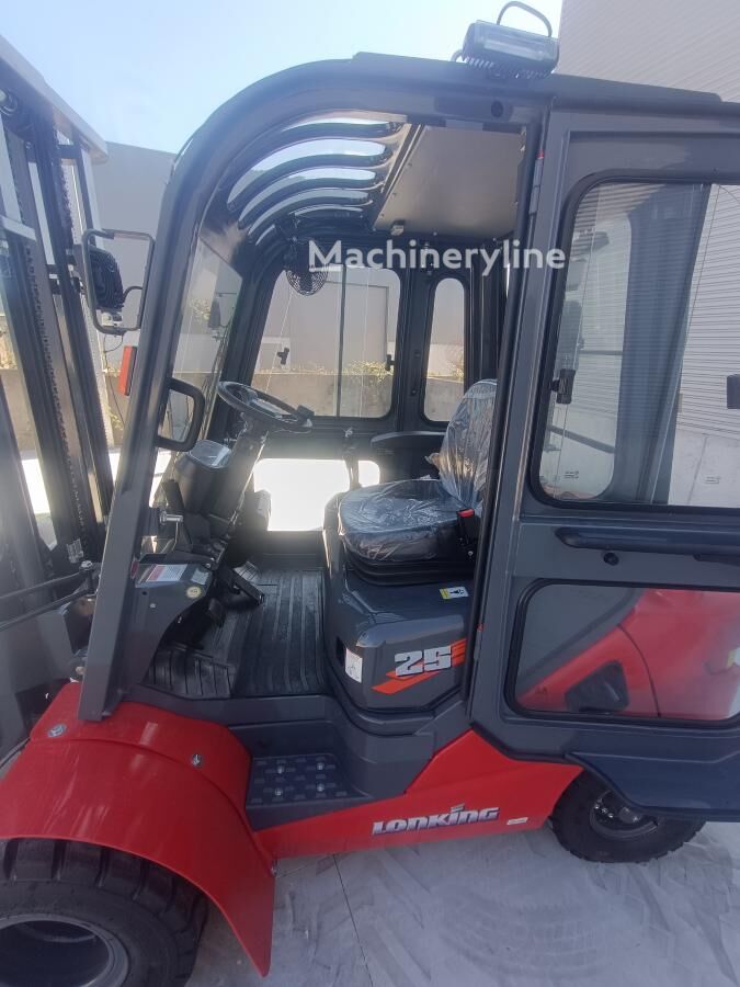 Novi Lonking LG25DT 2.5 ton Cabine roda dupla duplex 3.50 + posicionador dizel viljuškar