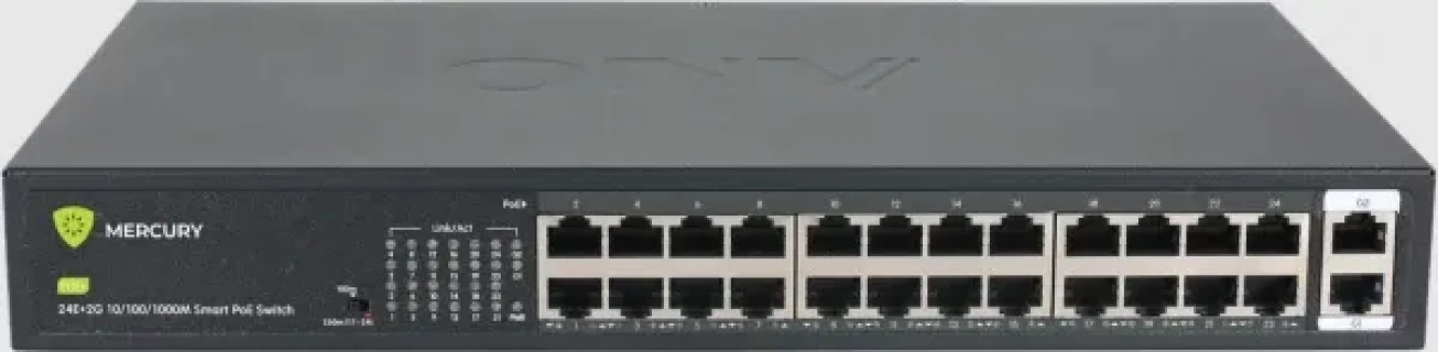 Mercury.AI LAN Switch Mercury H1024PL PoE 10/100Mbps