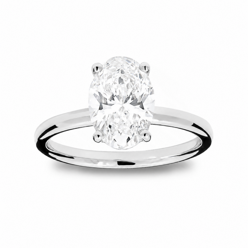 Prsten K3875-107 – Prirodni dijamant – Belo zlato