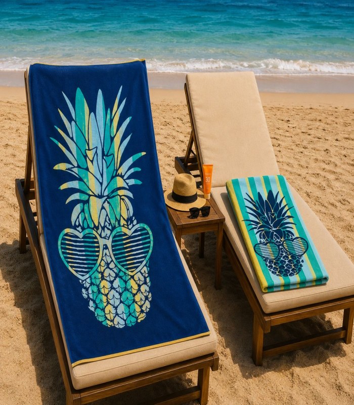 Peškir za plažu 86x160cm – PINEAPPLE