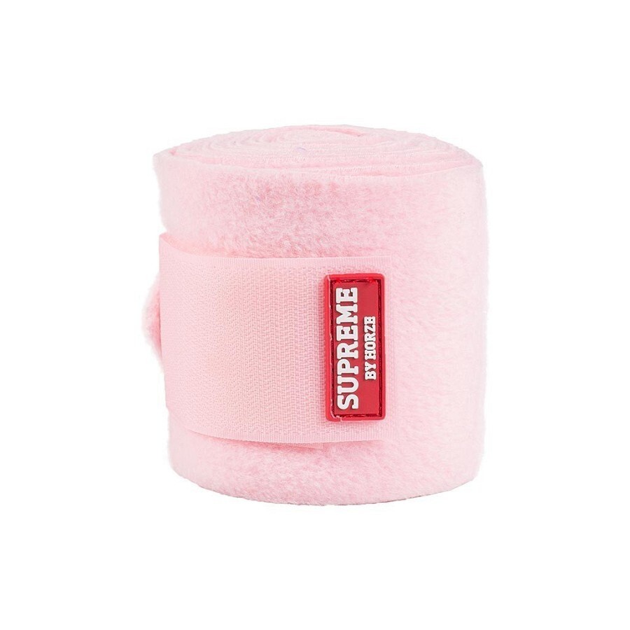 Bandaža za konje sa čičak trakom 3,2 m pink 4/1 Horze Embrace