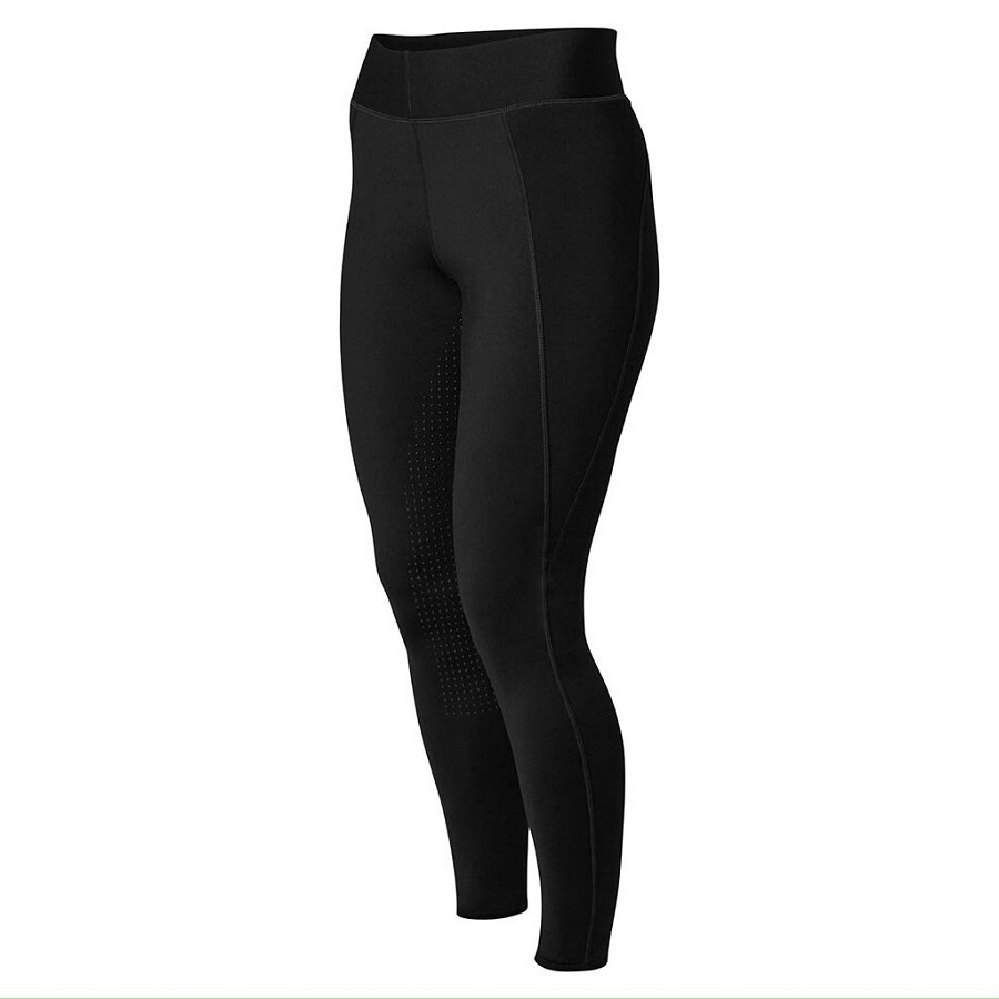 Pantalone za jahanje ženske crne 34 Finntack