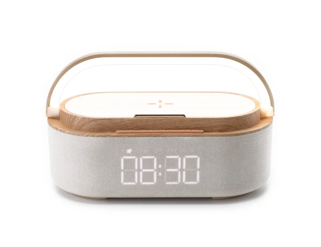 Moye MH-02 Aurora Plus Radio, Lamp with Clock and Wi-Fi Charger