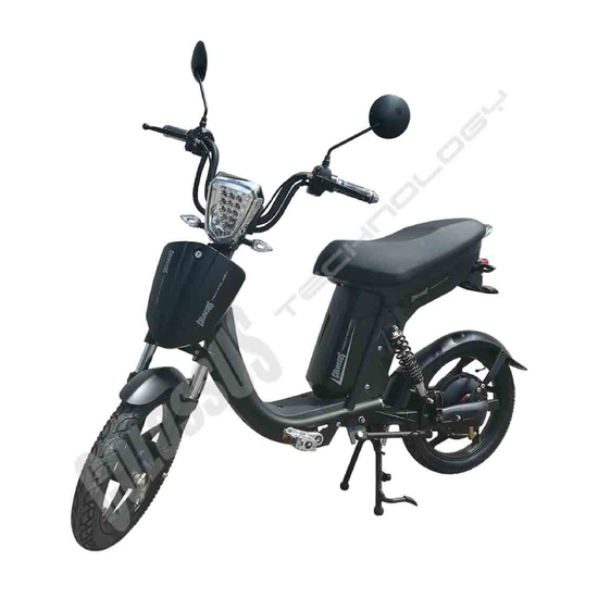 Električni moped Colossus CSS-53Q, 1.2k Wh/100 km, 25 km/h max, autonomiija do 40 km, nosivost 130 kg