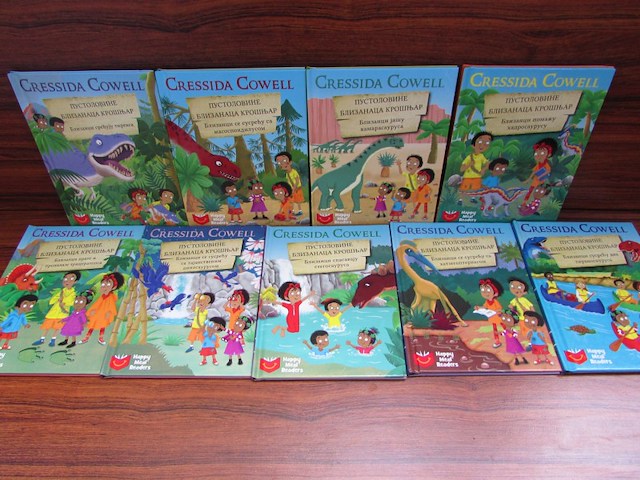 Cressida Cowell - blizanci Krošnjar - devet slikovnica