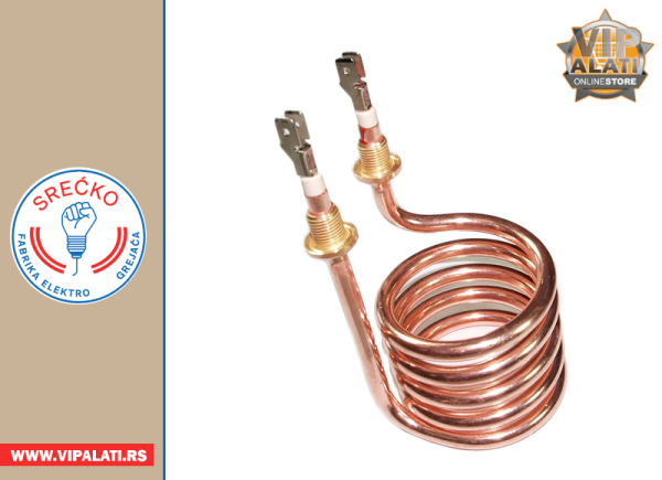 GREJAČ ZA BOJLER 2000 W/230 V SPIRALNI (1001) – FEG SREĆKO