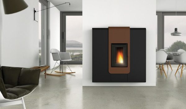 CALUX XILA CFA 6,5 kW BRAON vazdušna peć na pelet
