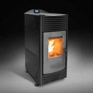 KAMIN NA PELET TOBY H 24 kW SAMOČISTAČ CRN – Termomont