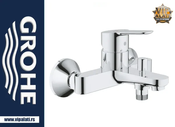 BATERIJA ZA KADU GROHE BauEdge New 2021 23604001 – Zidna Jednoručna Slavina