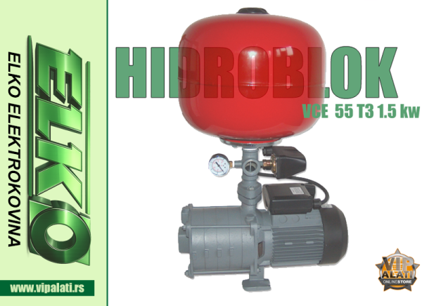 PETOSTEPENA PUMPA HIDROBLOK VC 55 T3 1.4 KW 400V – ELKO ELEKTROKOVINA