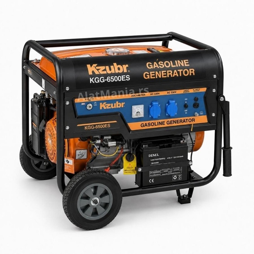 Benzinski agregat KZUBR KGG-6500ES 5,5 kW 13 KS