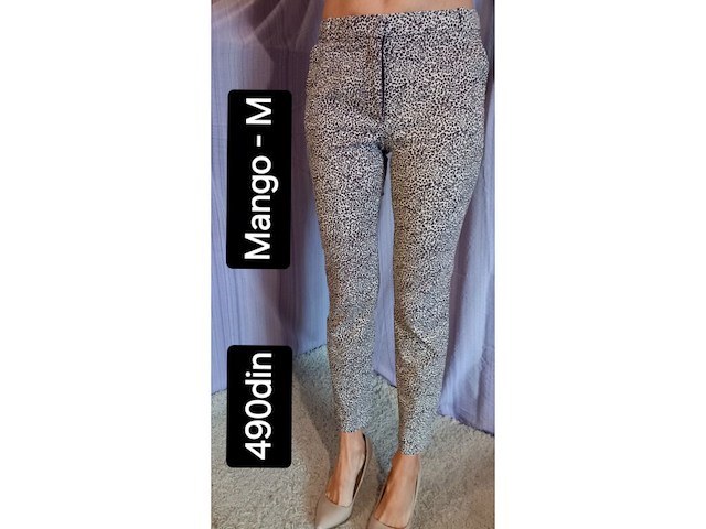 Mango ženske pantalone sa printom M/38