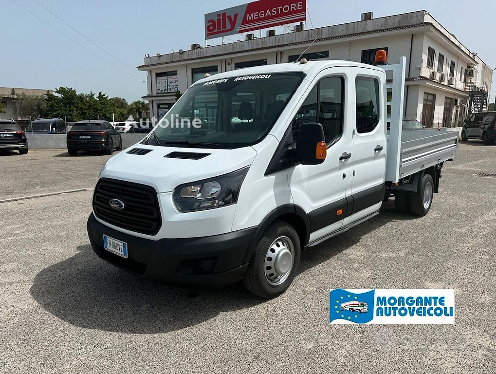 Ford Transit doppia cabina 7 posti cassonato kamion s ravnom platformom < 3.5t