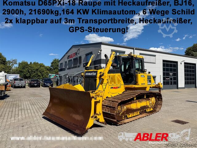 Buldožer
Komatsu D65PXI-18 mit Heckaufreißer GPS