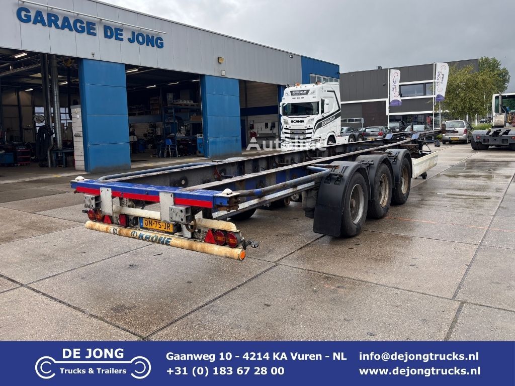 Krone N/A SD 45FT / 4220 kg / Container Chassis / BPW + Drum poluprikolica za prevoz kontejnera