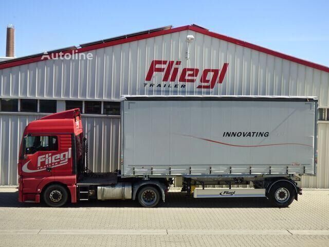 Nova Fliegl SES200 poluprikolica za prevoz kontejnera