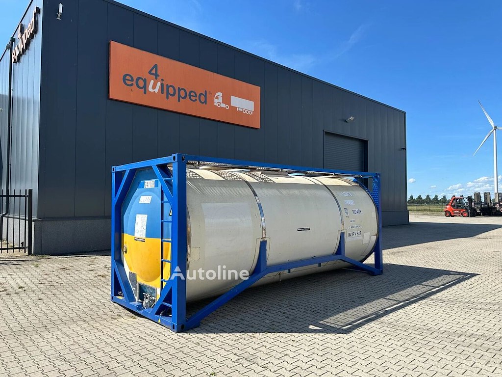 Welfit Oddy 20FT ISO / 24.050L / 1-COMP / UN PORTABLE T11 / valid 5Y/CSC-ins rezervoar-kontejner 20 stopa