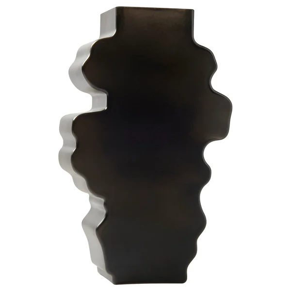 Vaza, crna, 28 cm
