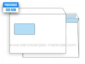 500 koverata PIGNA Edera C5 160x230mm 90g (otvaranje na dužoj strani) levi prozor