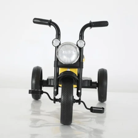 Dečiji tricikl – Moto dizajn sa svetlom - Žuti