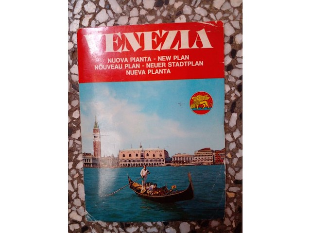 Venezia Venecija stara mapa grada