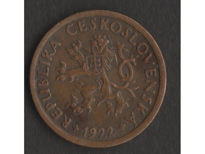 10 Haleru - 1922 - Čehoslovačka