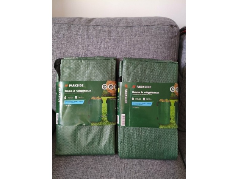 2x Parkside set vreća za baštenski otpad 125 l