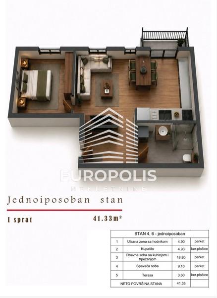 1.5 Stan u novogradnji ID#10050
144.655 €
