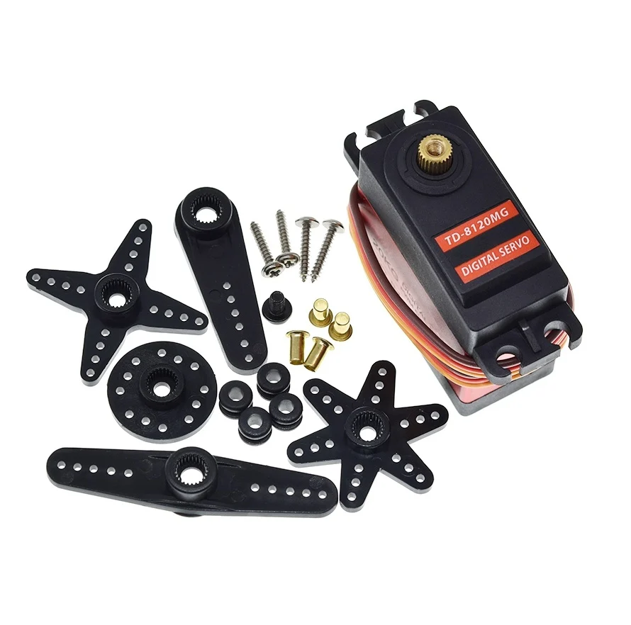 TD-8120MG Digitalni Servo Motor 20kg 180 Stepeni Vodootporan sa Metalnim Zupčanicima