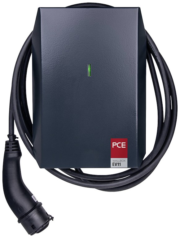PCE EV11 zidna punjačka stanica (wallbox) 3-fazni 5 m 11 kW