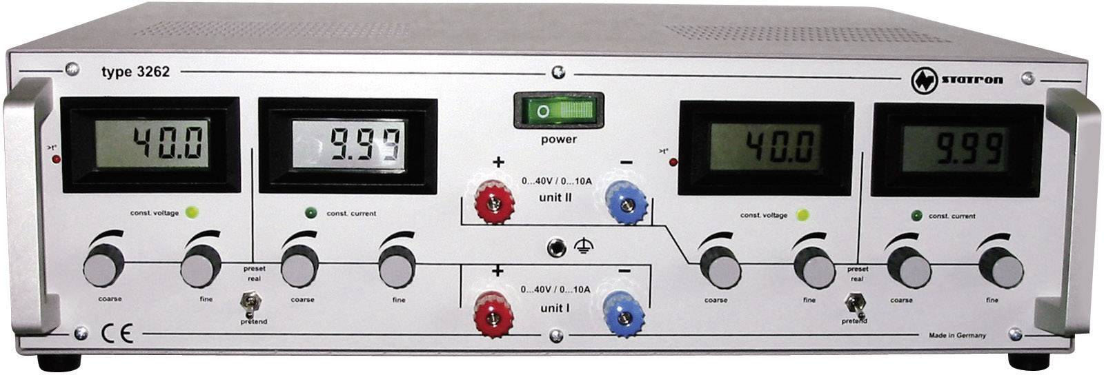 Statron 3262.1 laboratorijsko napajanje sa podesivim naponom 230 V/AC → 40 V/DC 10 A 800 W