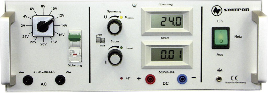 Statron 5340.6 laboratorijsko napajanje sa podesivim naponom 230 V/AC → 24 V/AC 5 A 360 W (511934)