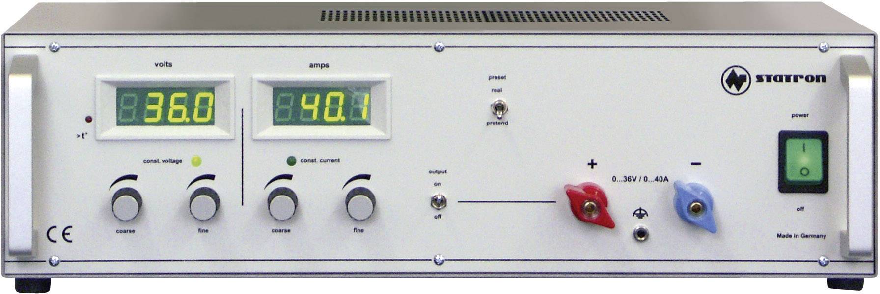 Statron 3256.1 laboratorijsko napajanje sa podesivim naponom 230 V/AC → 36 V/DC 40 A 1440 W