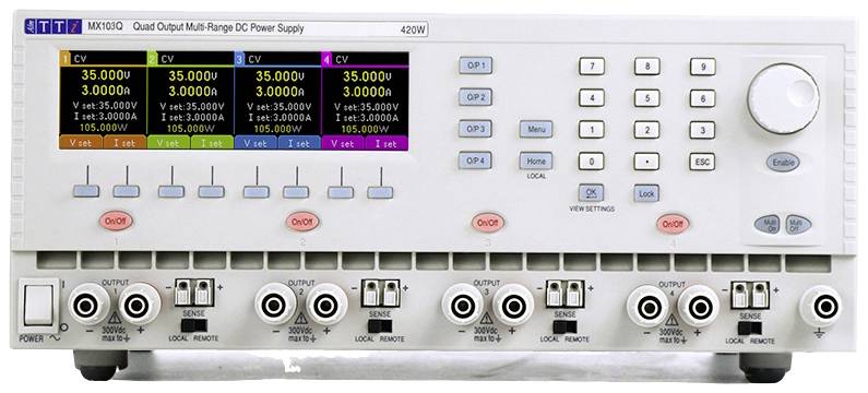 Aim-TTi 51154-16 USB, MX103Q-S2 laboratorijsko napajanje sa podesivim naponom 110 V/AC, 240 V/AC → 35 V/DC 6 A 420 W