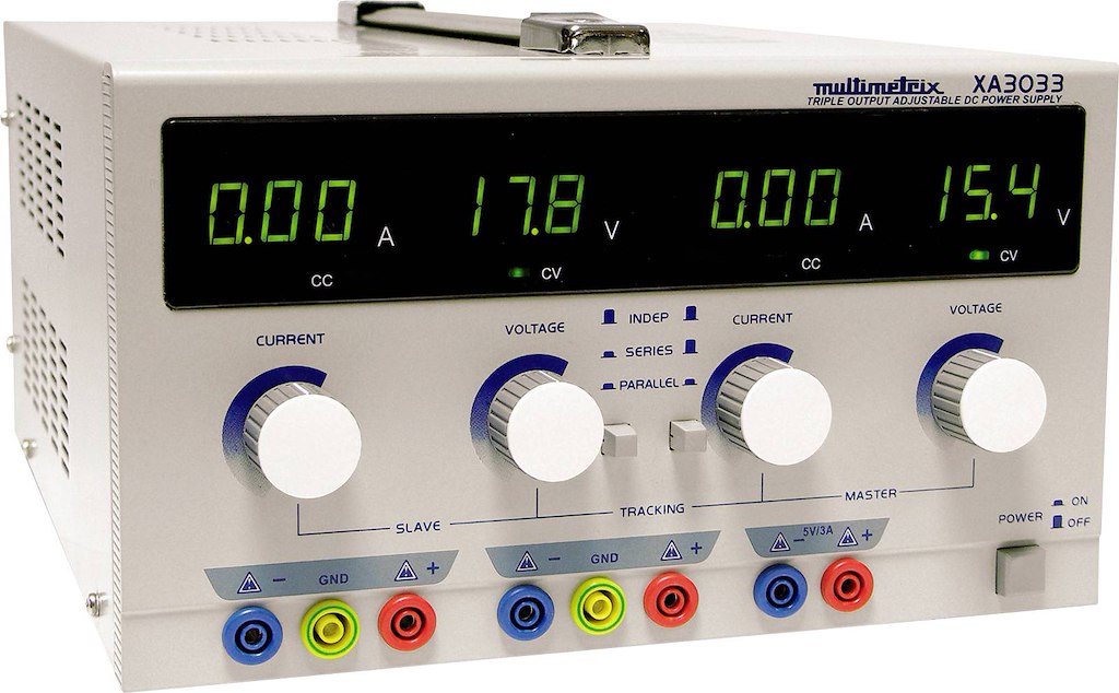 Multimetrix XA 3033 laboratorijsko napajanje sa podesivim naponom 230 V/AC → 30 V 3 A
