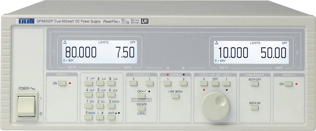 GPIB, QPX600DP laboratorijsko napajanje sa podesivim naponom 115 V/AC, 230 V/AC → 60 V/DC 50 A 600 W