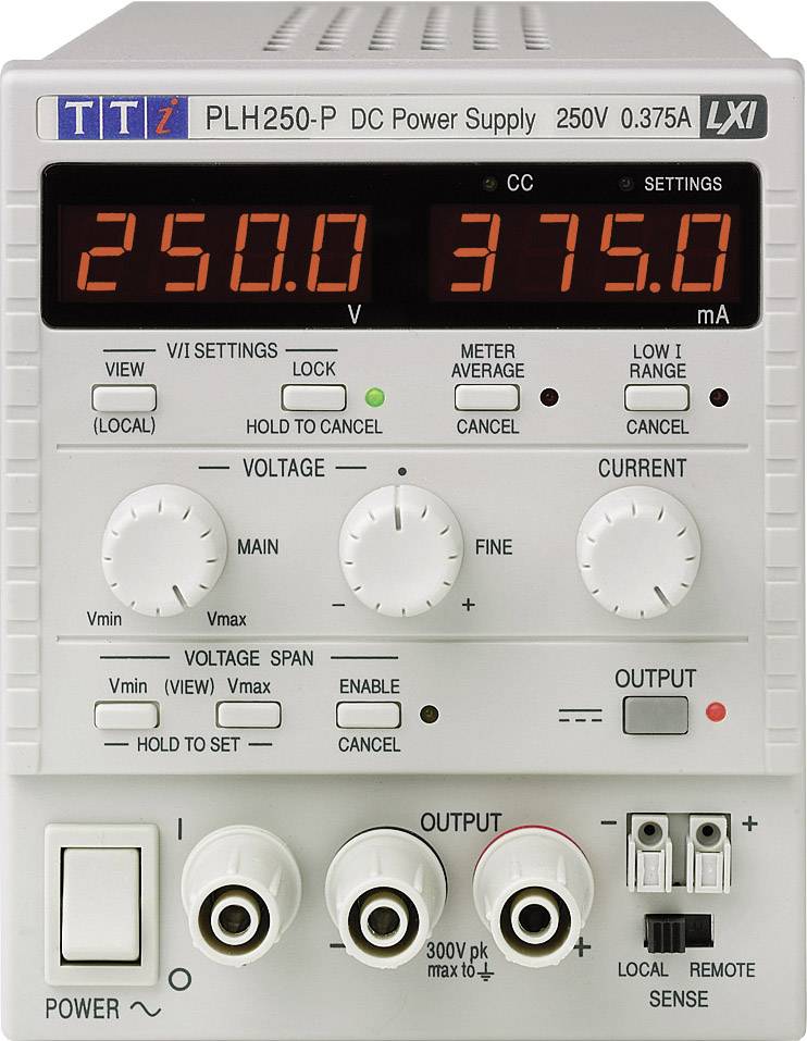 PLH250-P laboratorijsko napajanje sa podesivim naponom 115 V/AC, 230 V/AC → 250 V 0,375 A 94 W