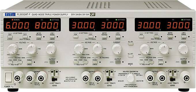 Aim-TTi PL303QMT-P laboratorijsko napajanje sa podesivim naponom 115 V/AC, 230 V/AC → 6 V 8 A 94 W