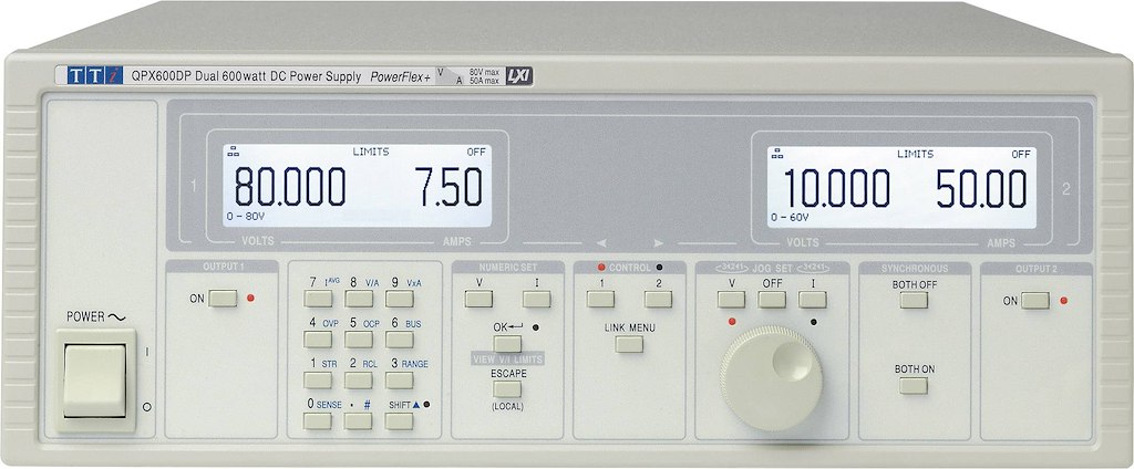 QPX600D laboratorijsko napajanje sa podesivim naponom 115 V/AC, 230 V/AC → 60 V/DC 50 A 600 W