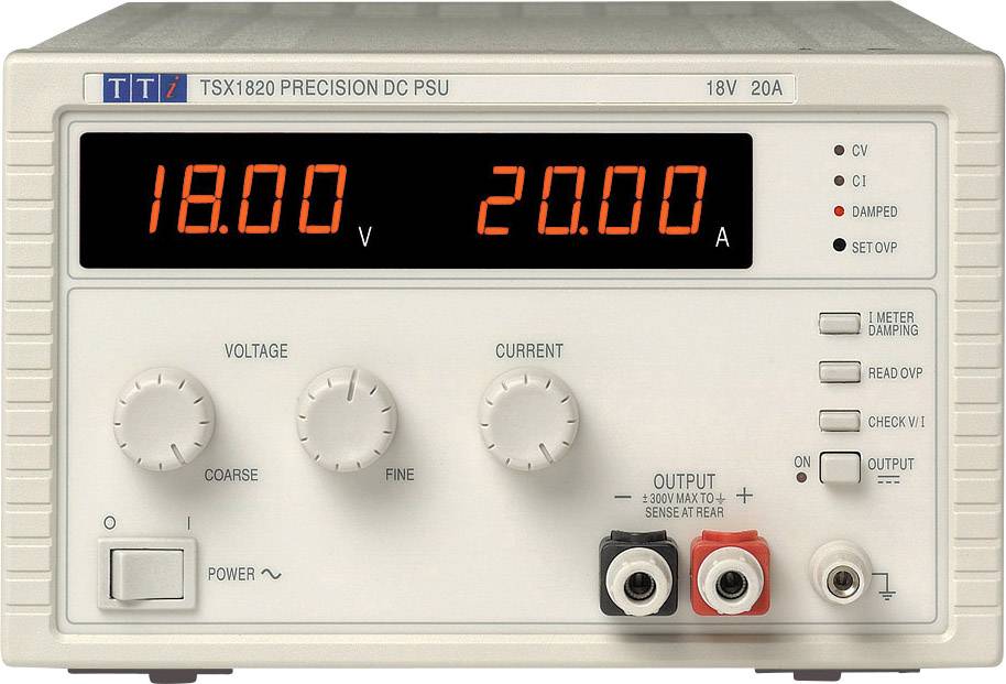 Aim-TTi TSX1820 laboratorijsko napajanje sa podesivim naponom 115 V/AC, 230 V/AC → 18 V/DC 20 A 360 W